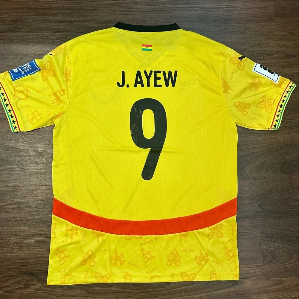 Puma | Shirts | Ghana Black Stars National Team Jordan Ayew Soccer ...